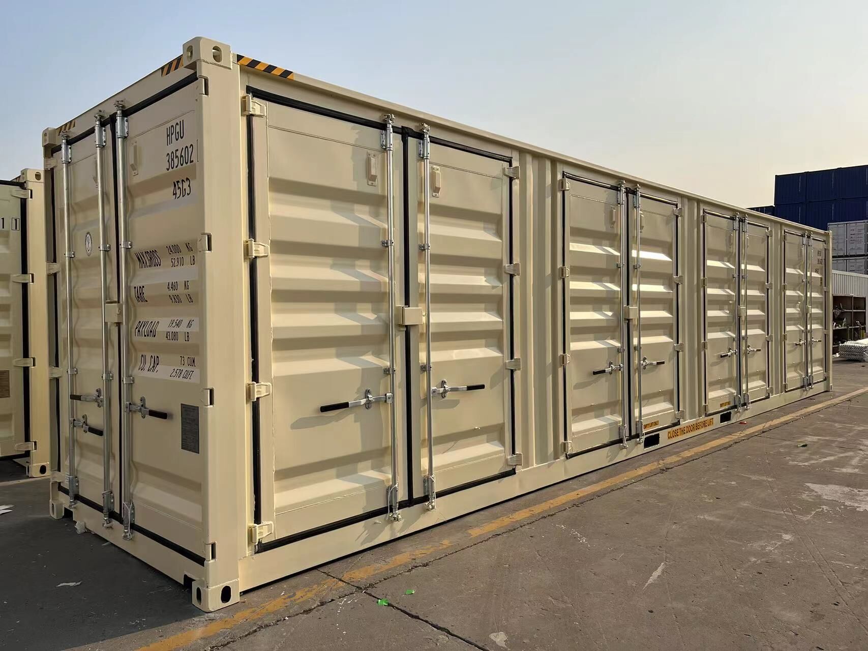 Standard 40 HC Container Technicial Specification - Custom Shipping ...